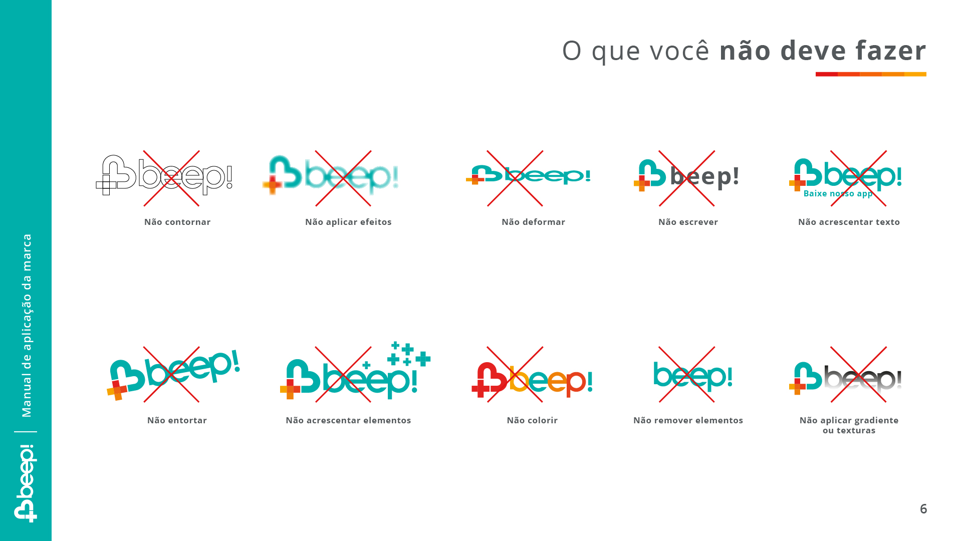 Manual de Aplicação da Marca Beep Saúde